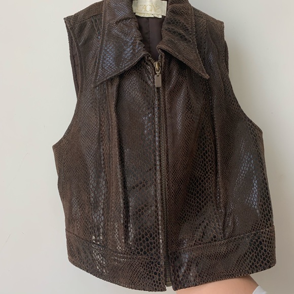 Cache | Jackets & Coats | Cach Alligator Vest | Poshmark